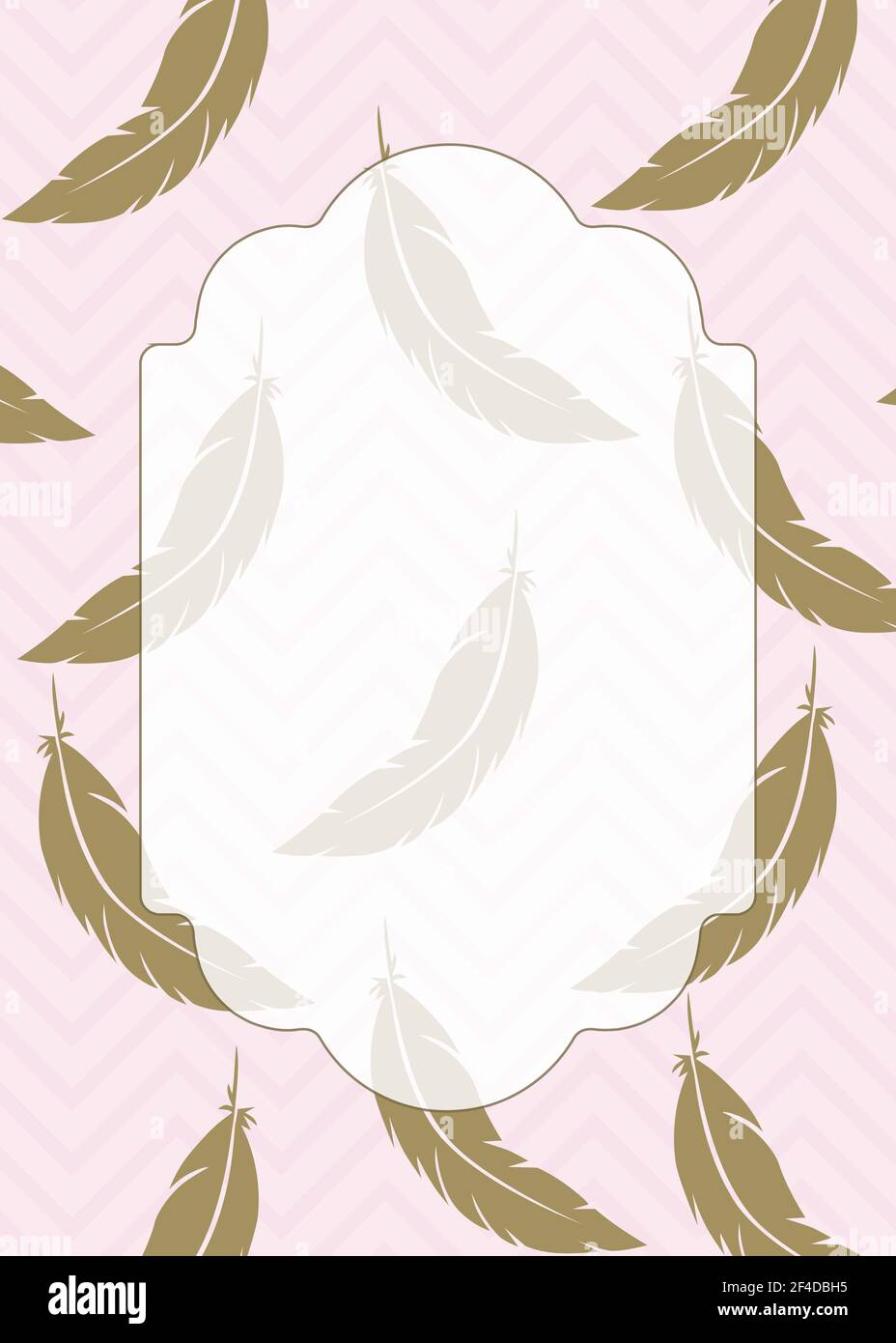 feather invitation background Stock Vector Image & Art - Alamy