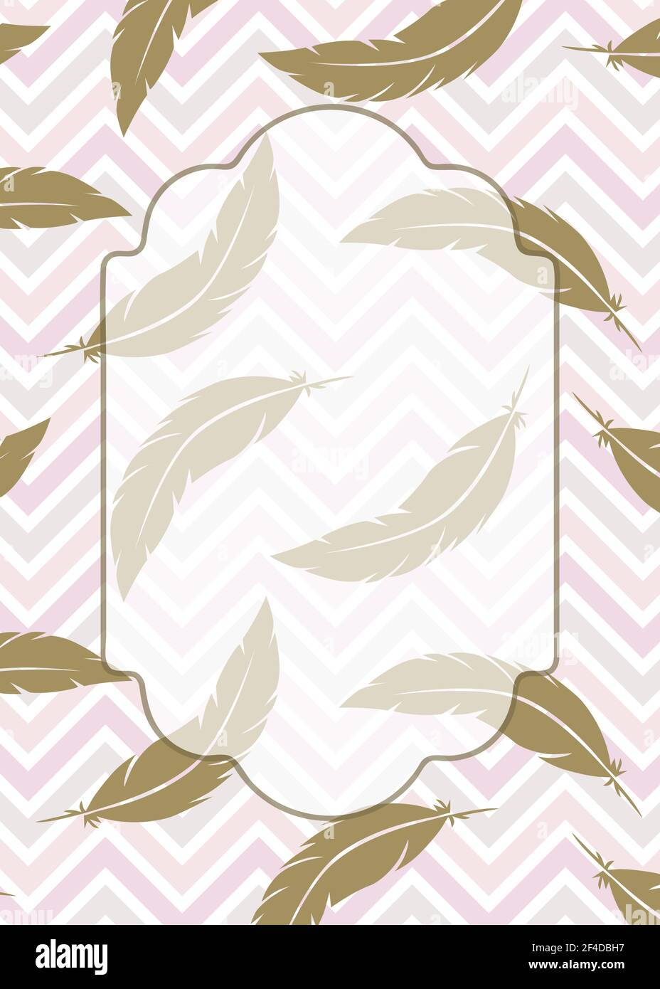 feather invitation background Stock Vector Image & Art - Alamy