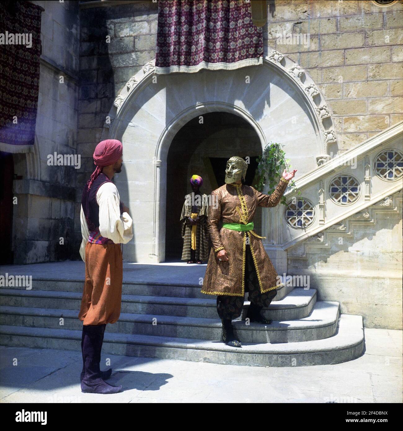 JOHN PHILLIP LAW and DOUGLAS WILMER in THE GOLDEN VOYAGE OF SINBAD 1973 ...