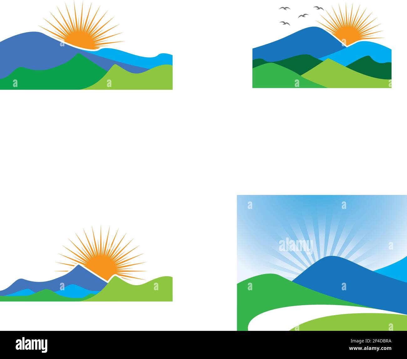 Countryside far Stock Vector Images - Alamy