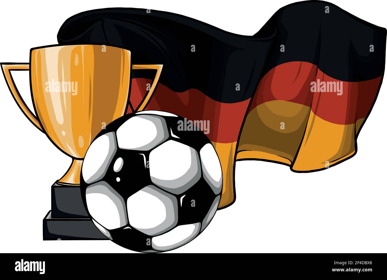 German football Stock Vector Images - Alamy