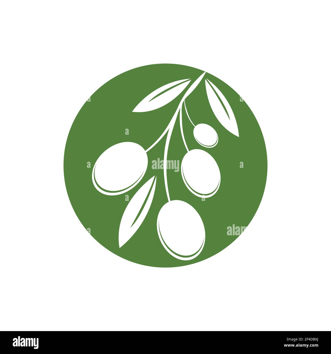 green Olive logo template vector illustration design Stock Vector Image & Art - Alamy