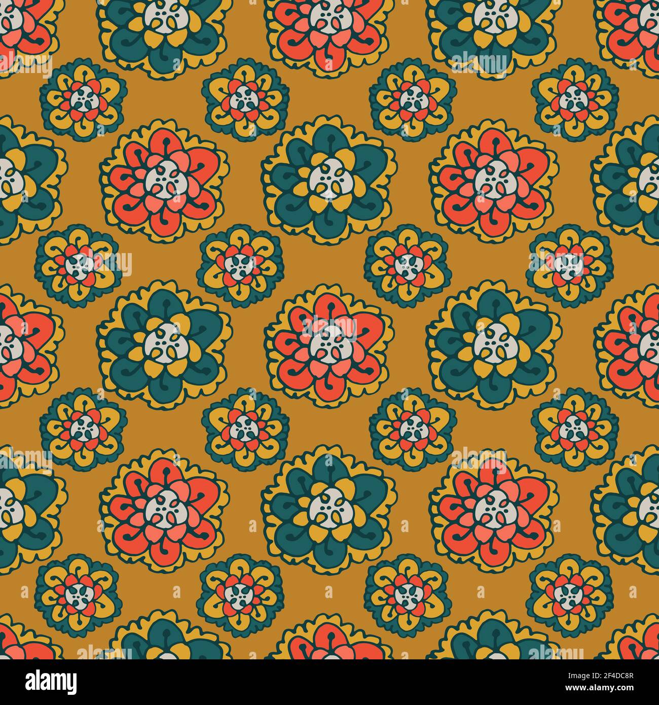 Simple flower heads Stock Vector Images - Alamy