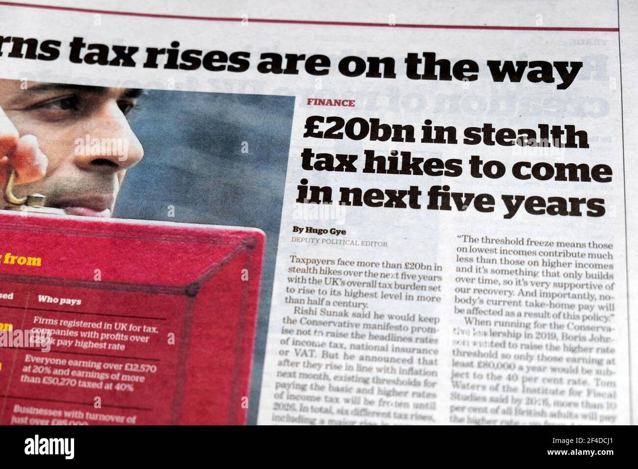 Tax hikes hi-res stock photography and images - Alamy