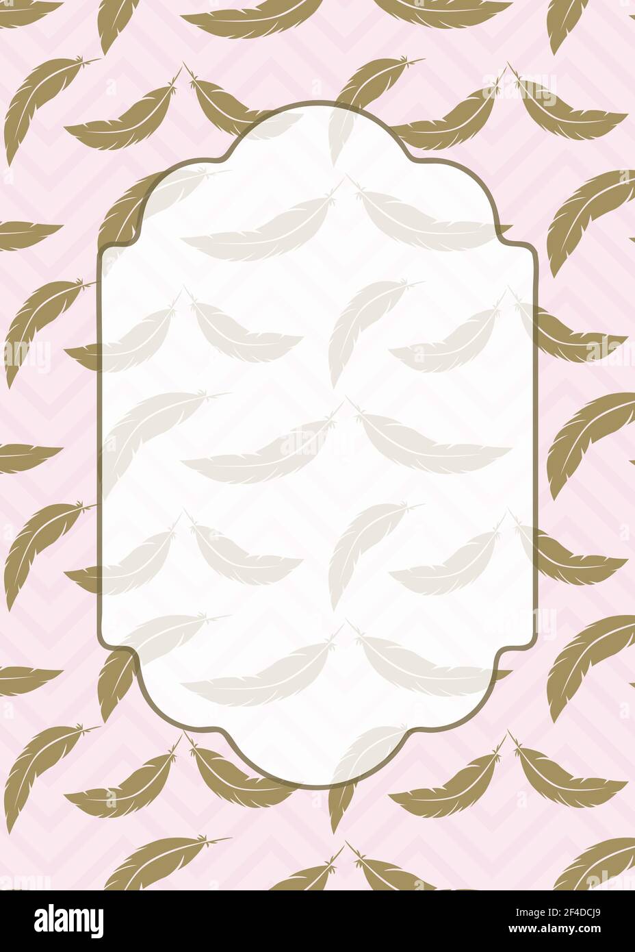 feather invitation background Stock Vector Image & Art - Alamy