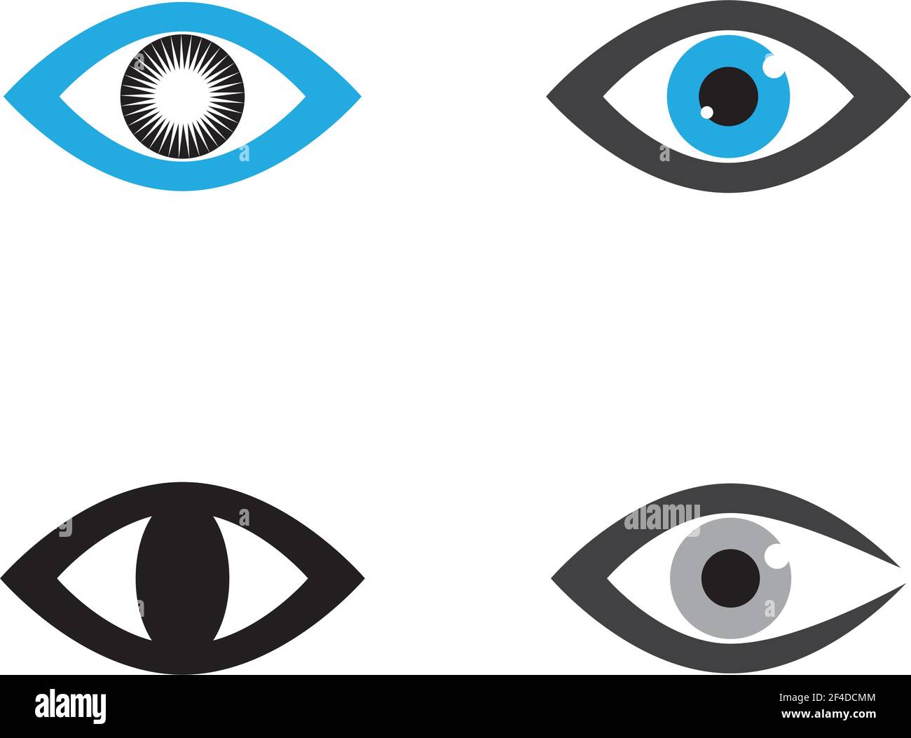 Branding identity corporate eye care vector logo design Stock Vector ...