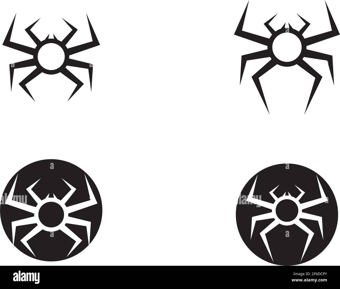 Spider symbol illustration design Stock Vector Image & Art - Alamy