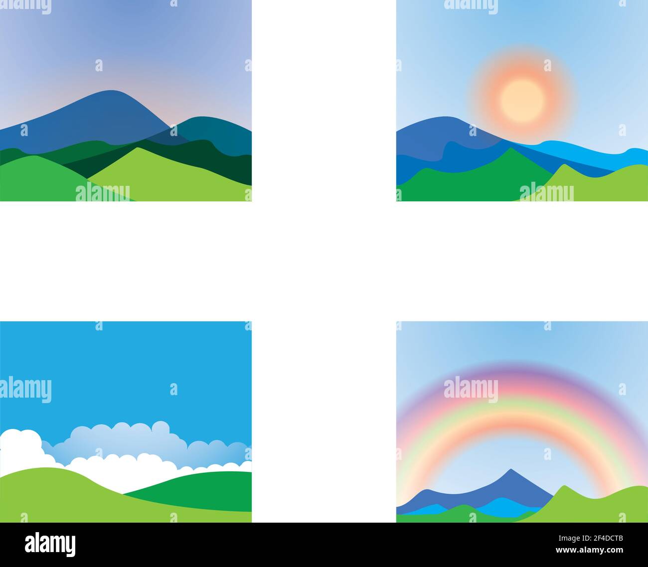 Countryside far Stock Vector Images - Alamy