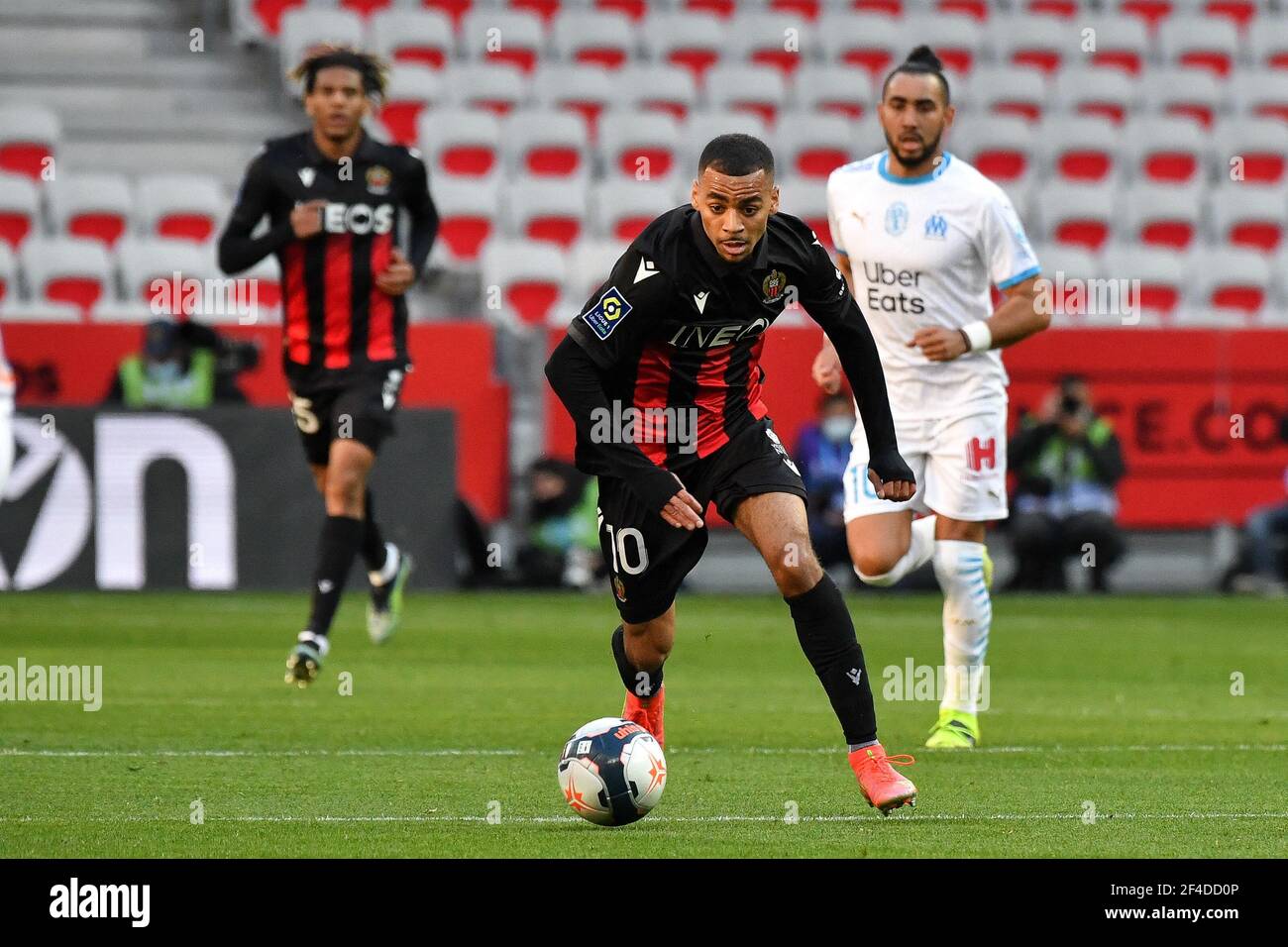 Alexis Claude Maurice - Nice vs Marseille match during the Ligue 1 Uber ...
