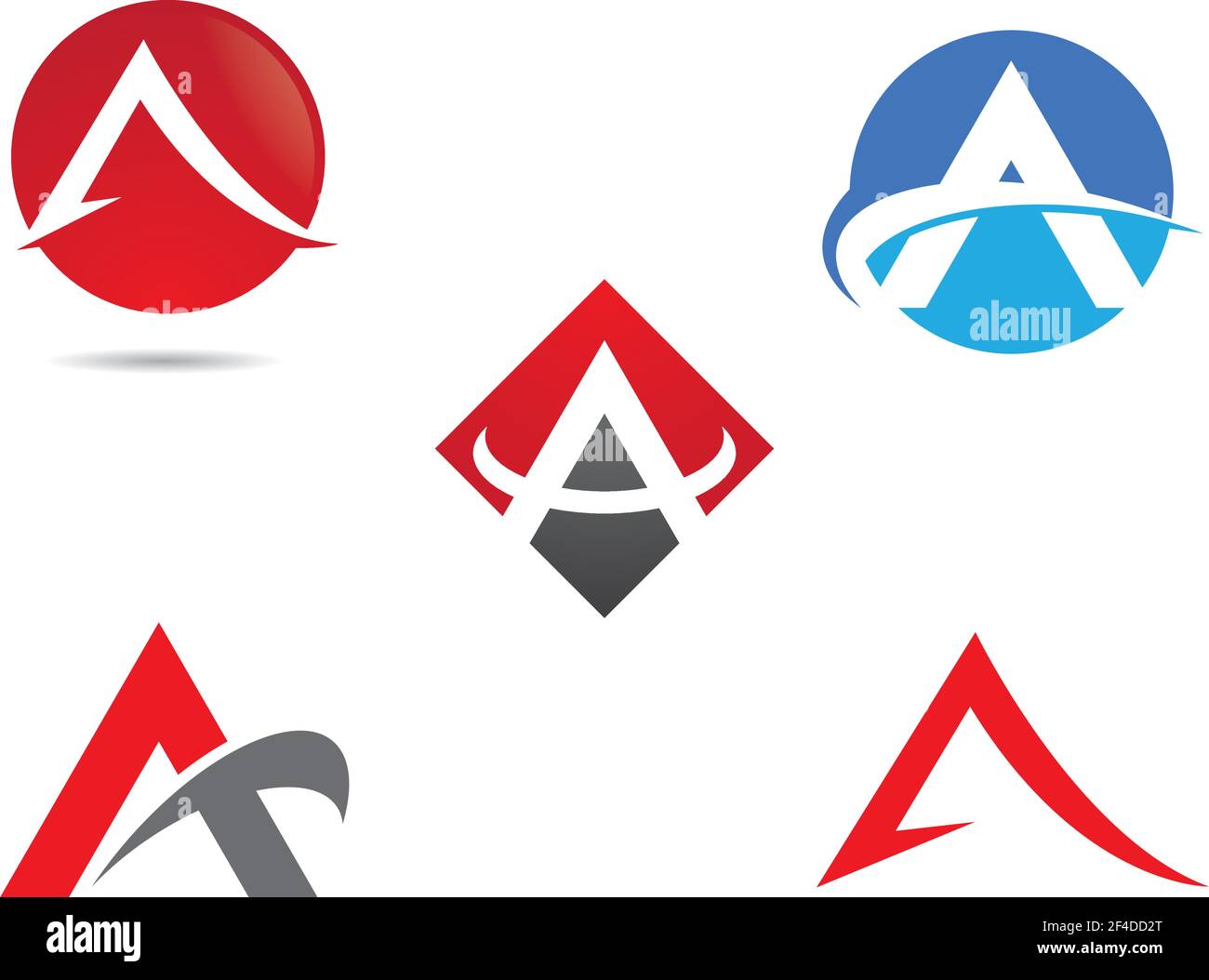 A letter logo vector icon illustration design Stock Vector Image & Art ...