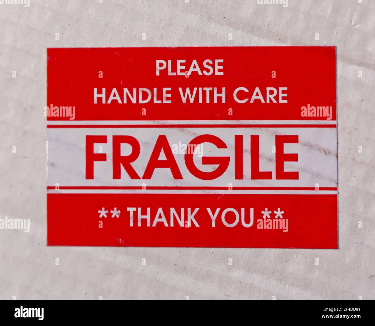 Fragile please handle with care thank you Stock Photo - Alamy Fragile please handle with care thank you Stock Photo - Alamy