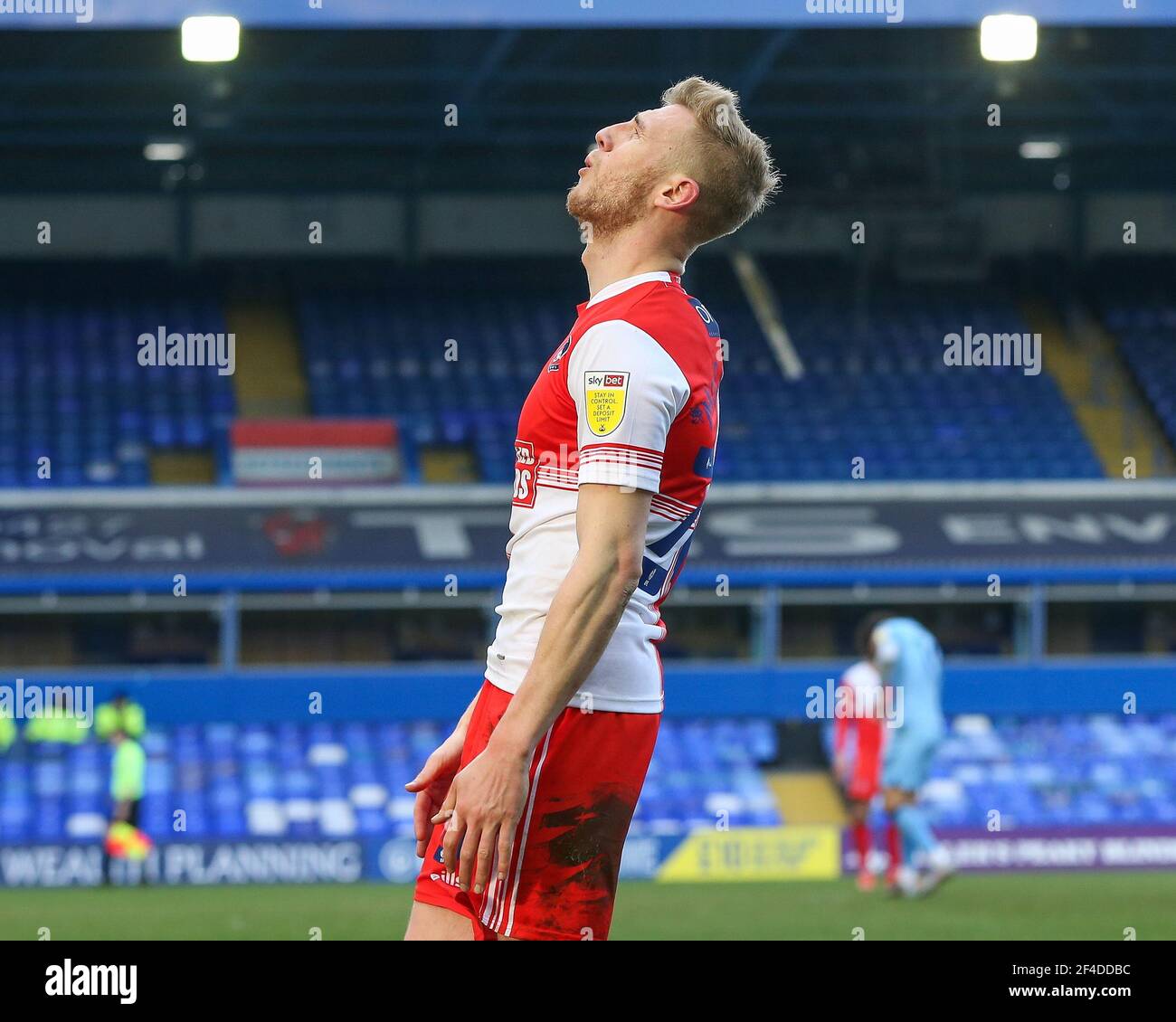 Birmingham, UK. 20th Mar, 2021. Alex Samuel #25 of Wycombe Wanderers ...