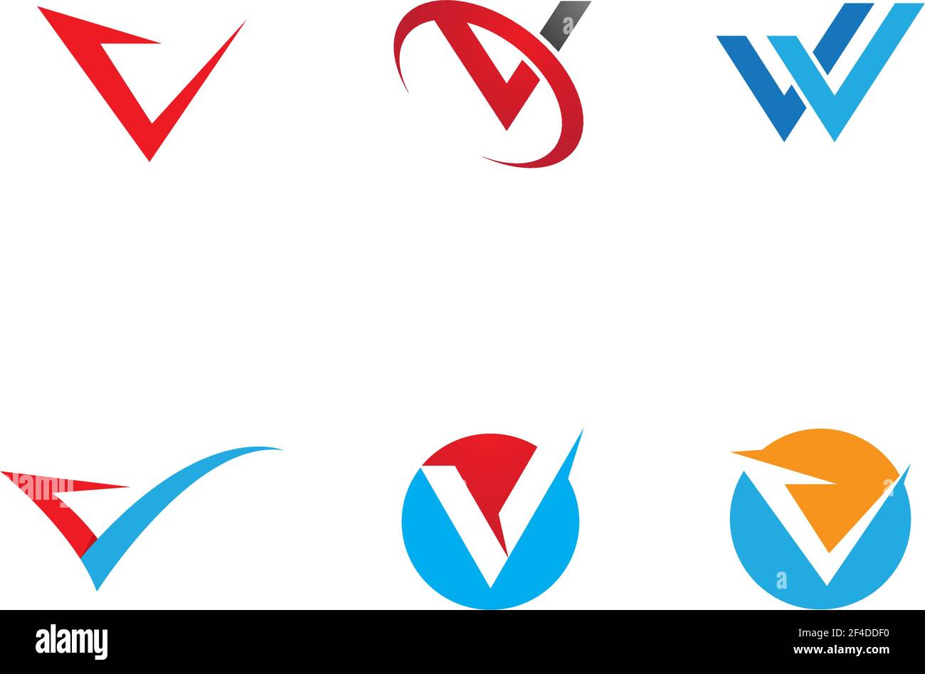 V letter logo vector icon illustration design Stock Vector Image & Art ...