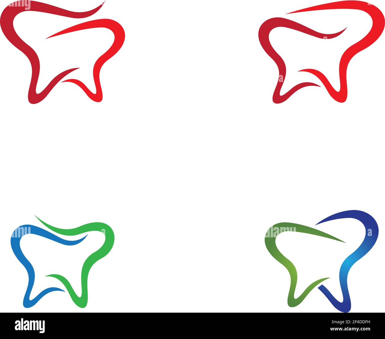 Dental logo template vector illustration icon design Stock Vector Image ...