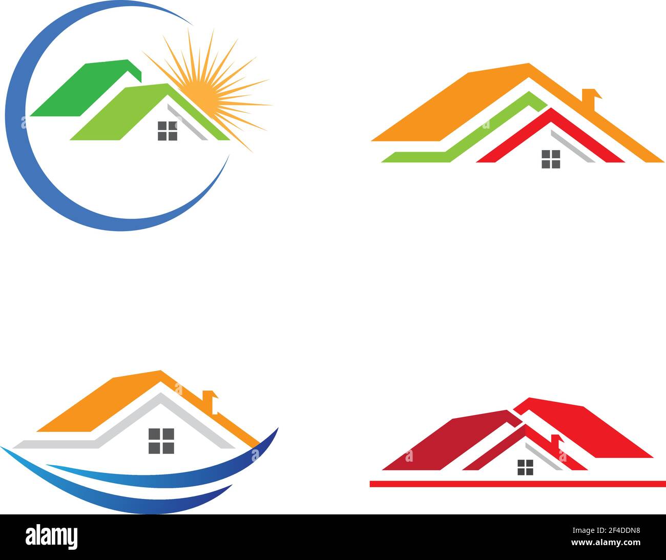 Property logo template vector icon illustration design Stock Vector ...