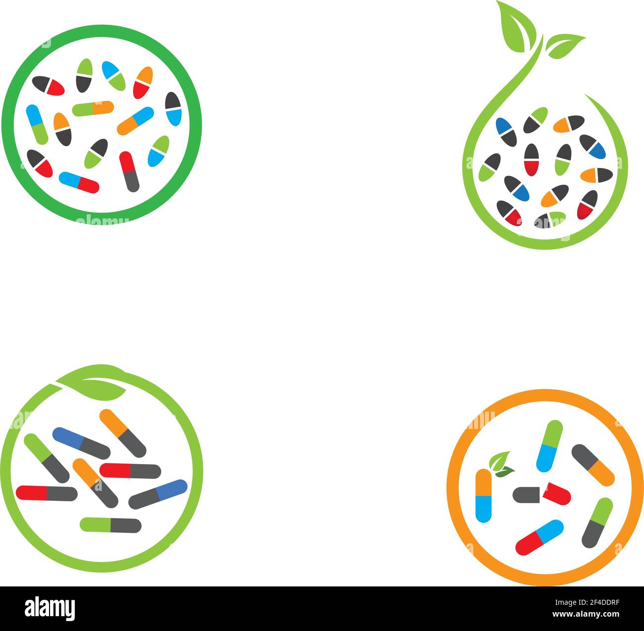 Drug logo template vector icon illustration design Stock Vector Image ...