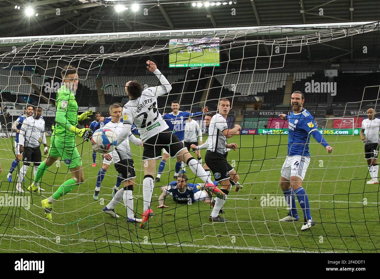 Football stadium player diving header hi-res stock photography and ...