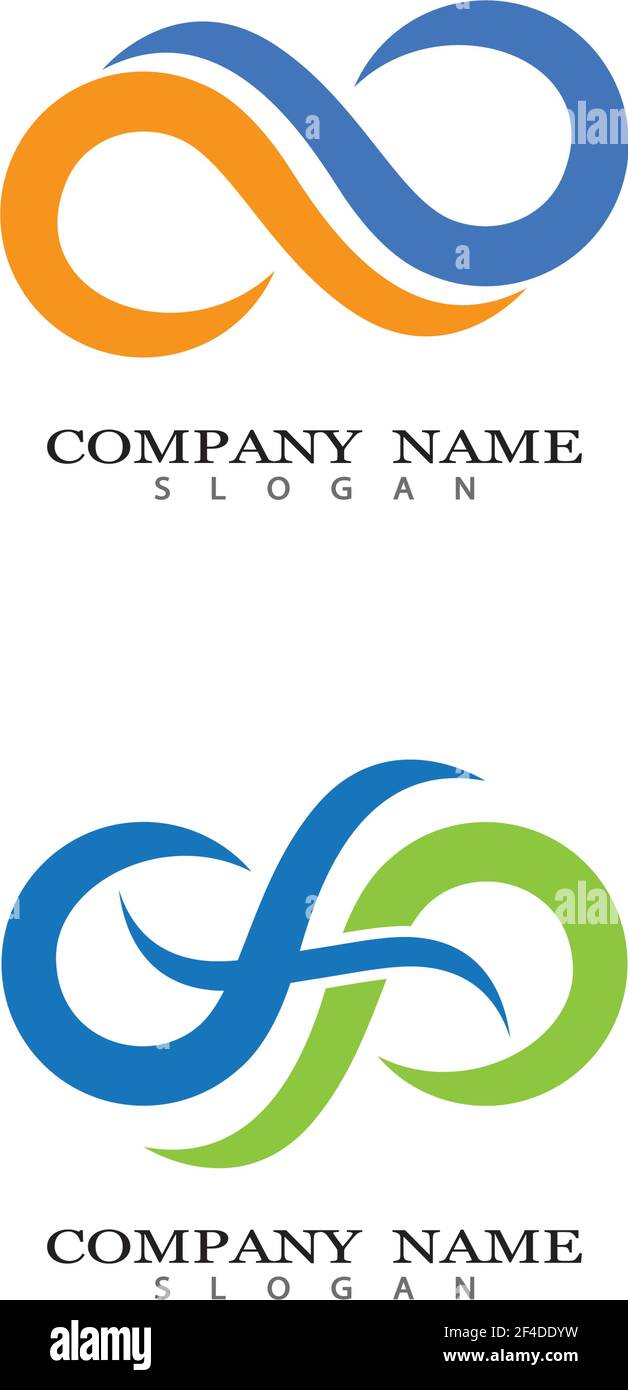 Infinity logo template vector icon illustration design Stock Vector ...