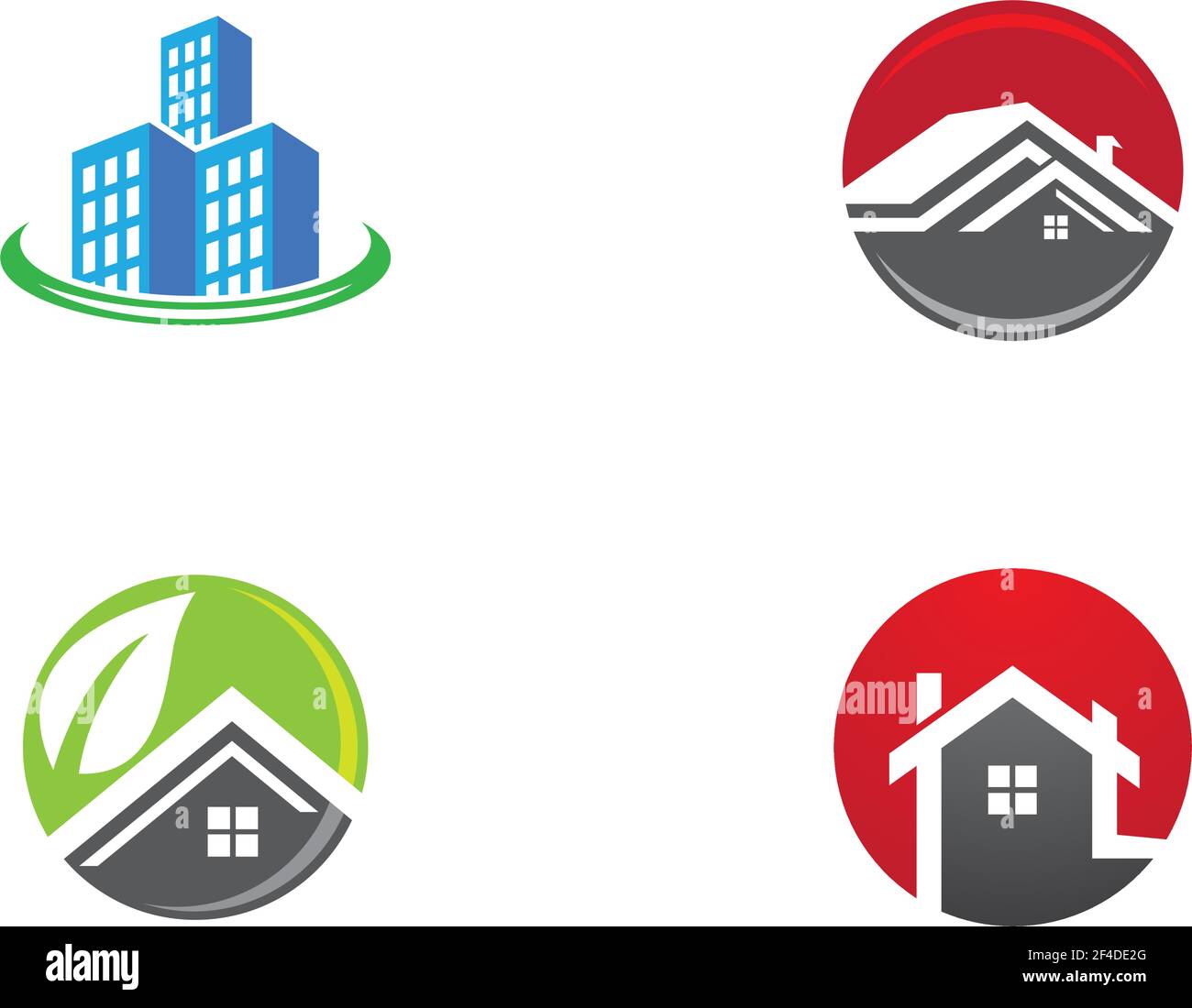 Property logo template vector icon illustration design Stock Vector ...