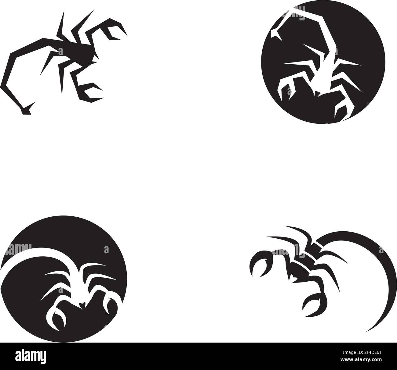 Scorpion logo template vector illustration Stock Vector Image & Art - Alamy