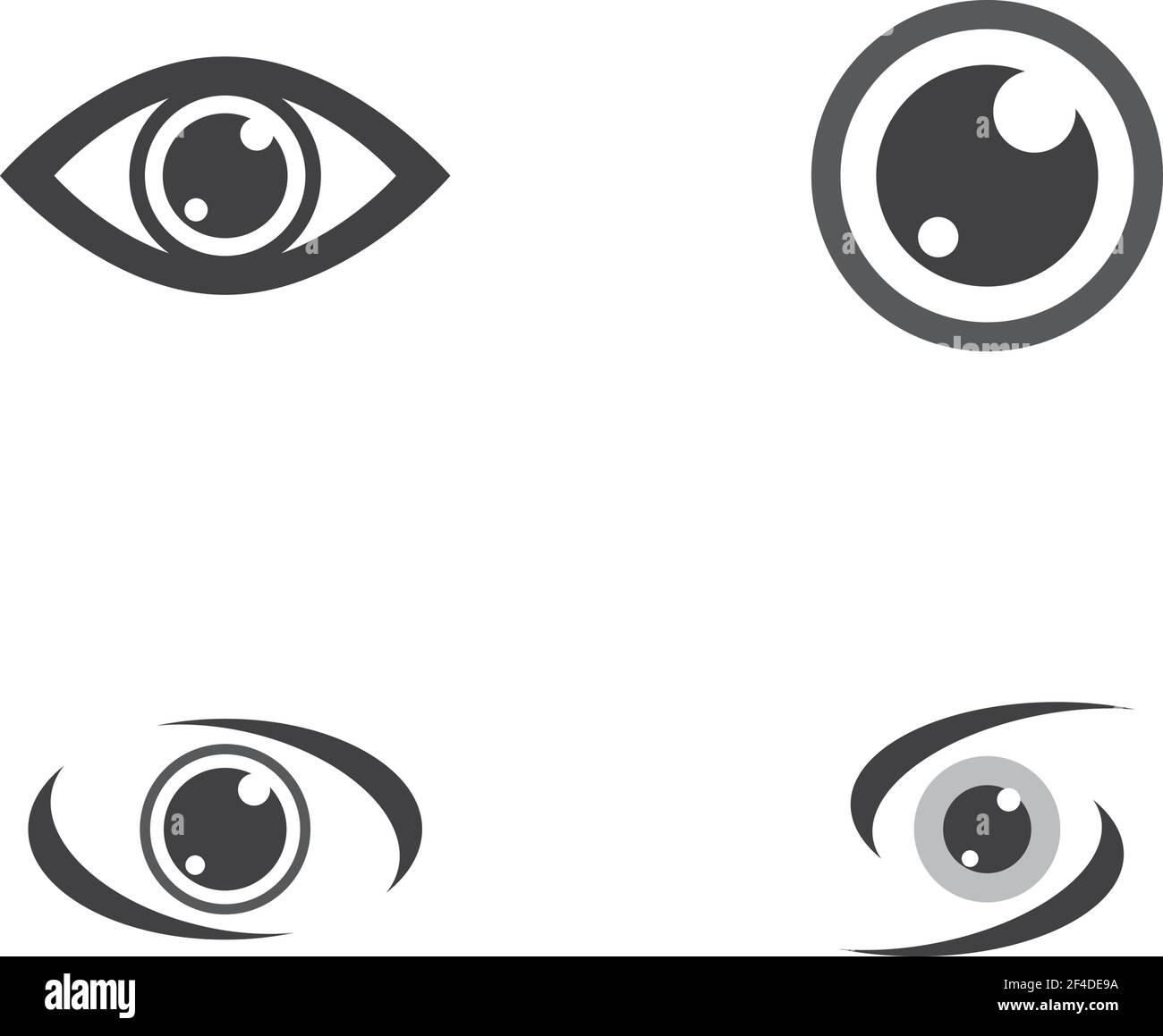 Branding identity corporate eye care vector logo design Stock Vector ...