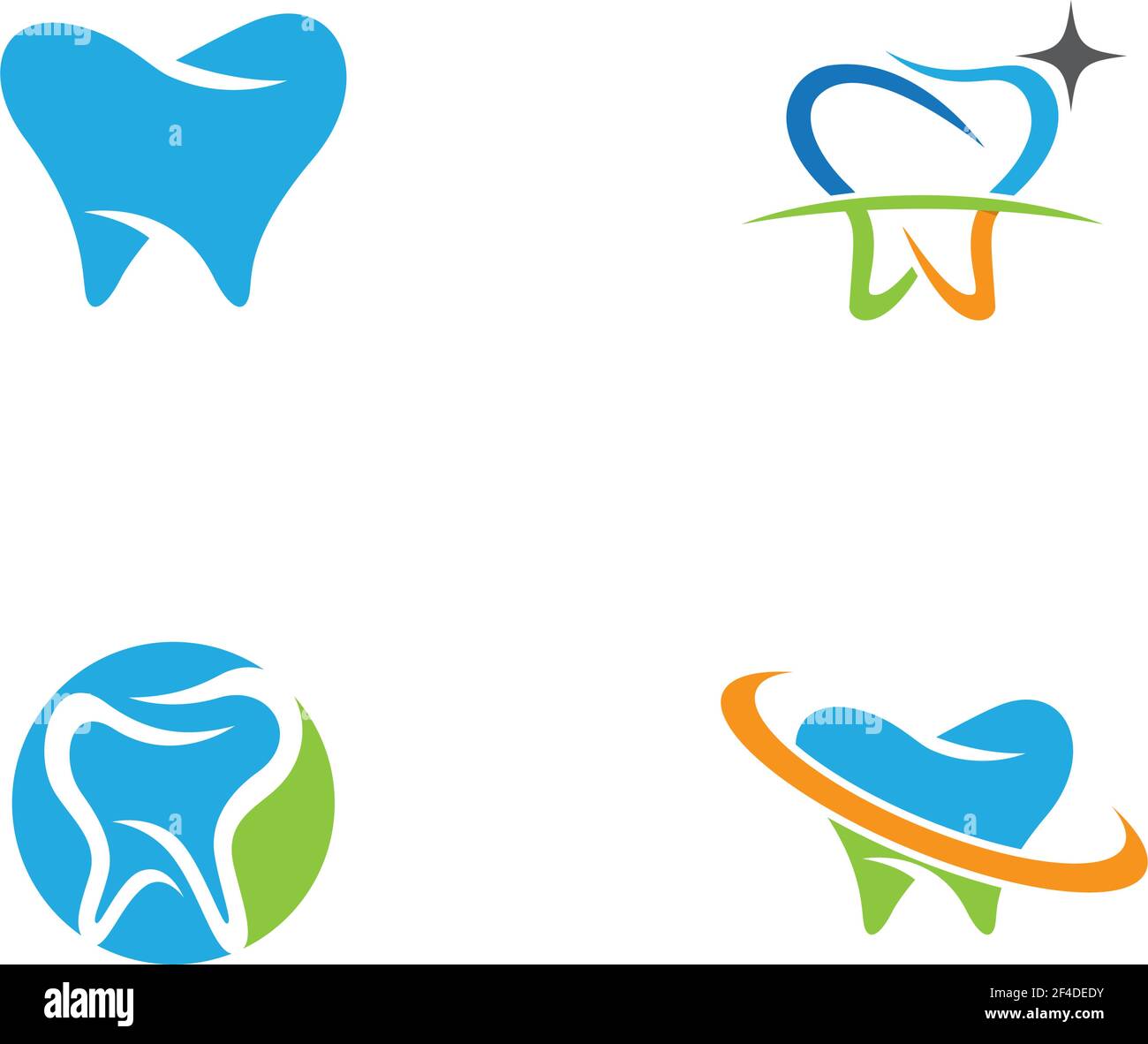 Dental logo template vector illustration icon design Stock Vector Image ...
