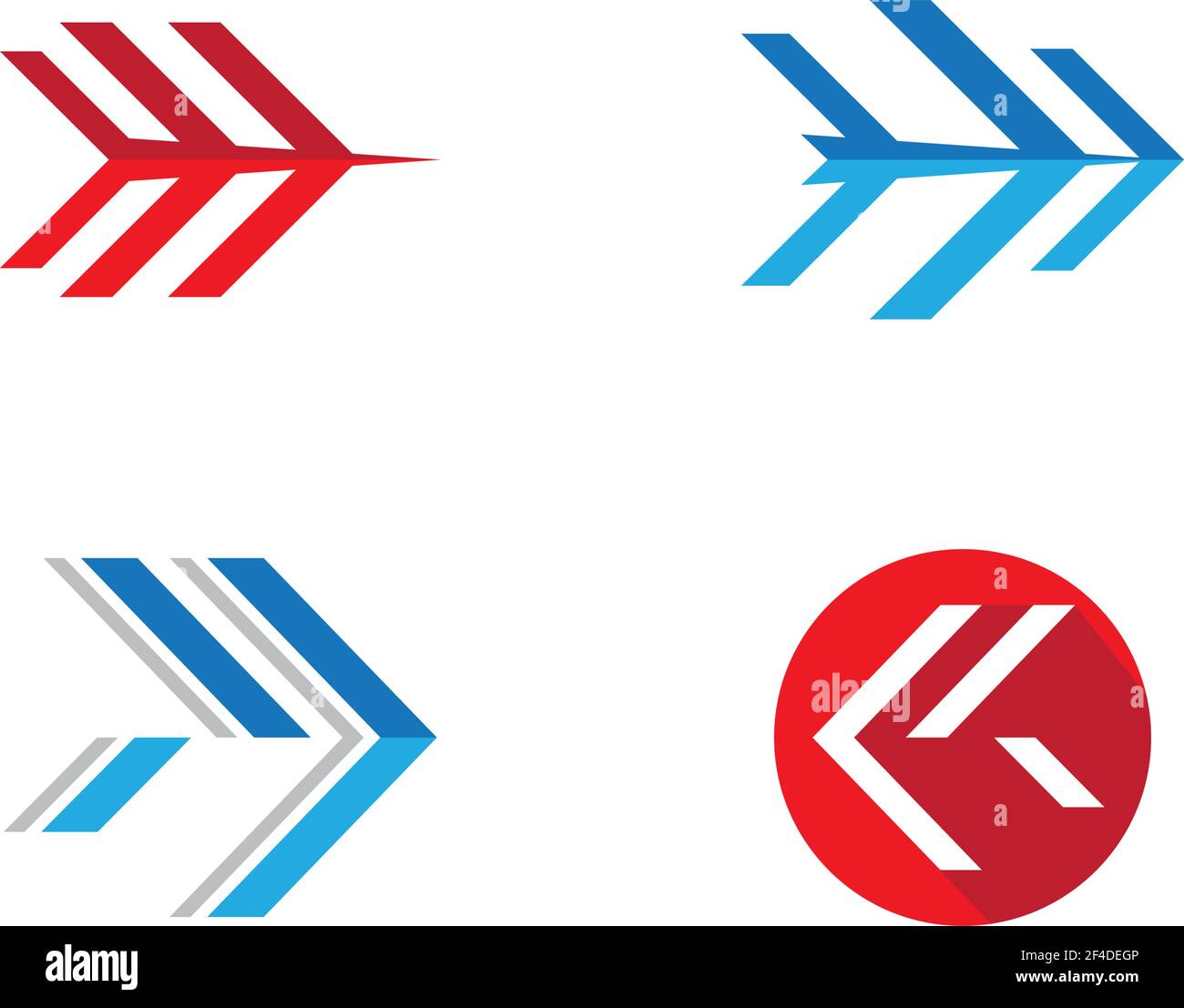 Arrow logo template vector icon illustration design Stock Vector Image ...