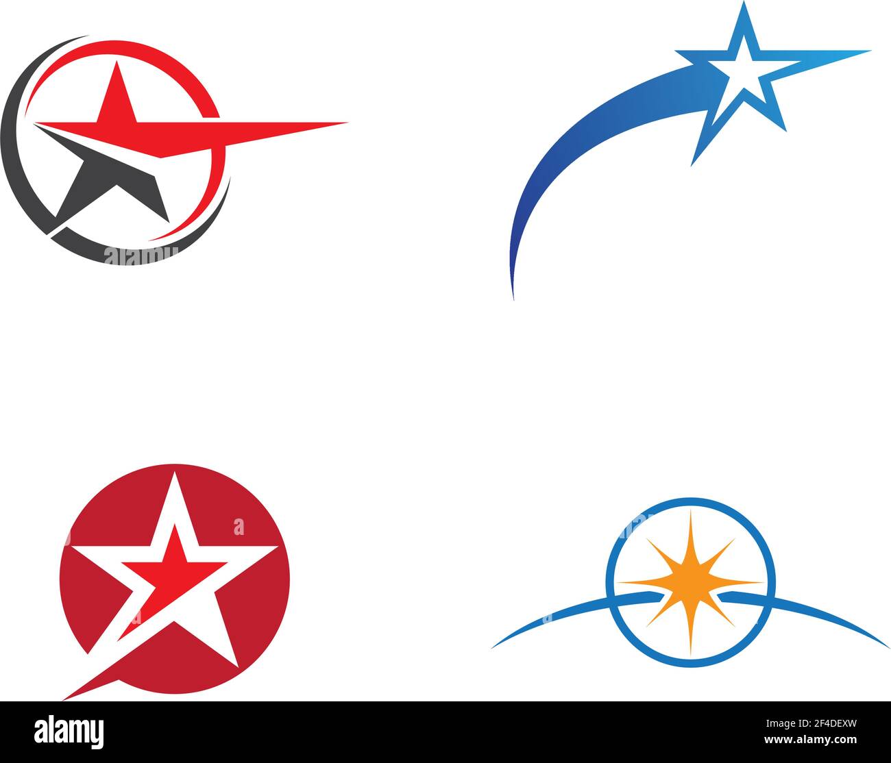 Star logo template vector icon illustration design Stock Vector Image ...
