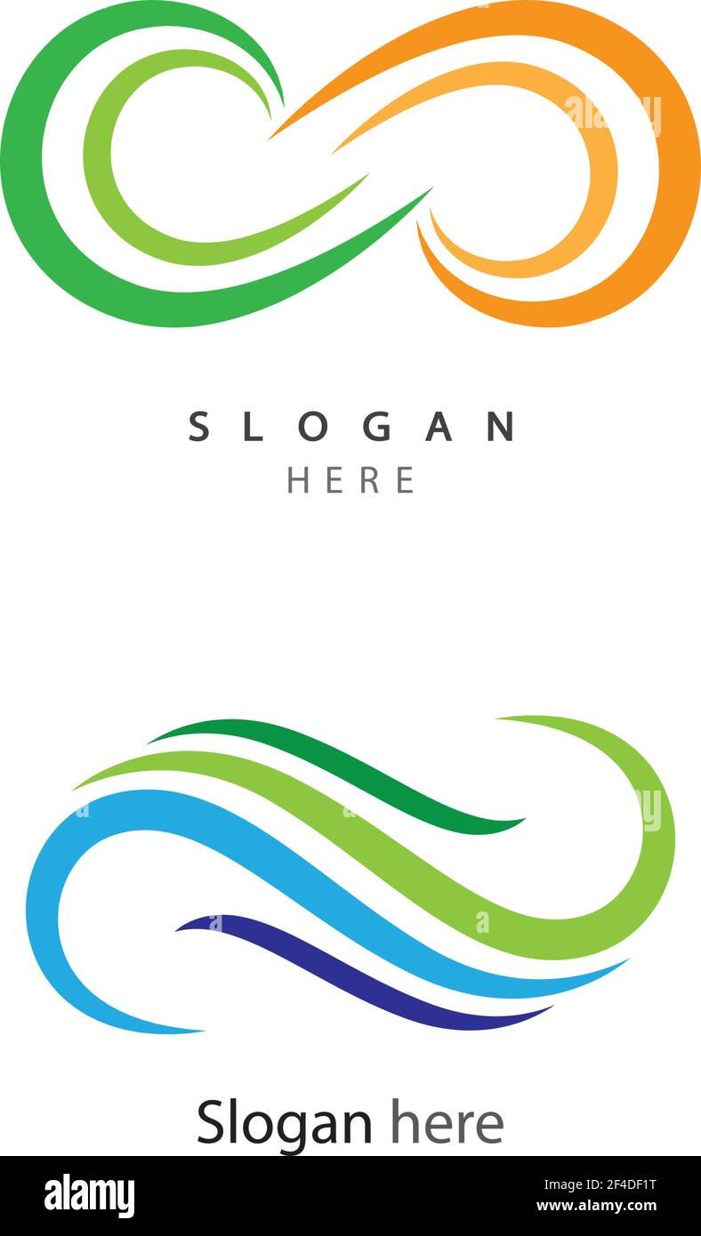 Infinity logo template vector icon illustration design Stock Vector ...