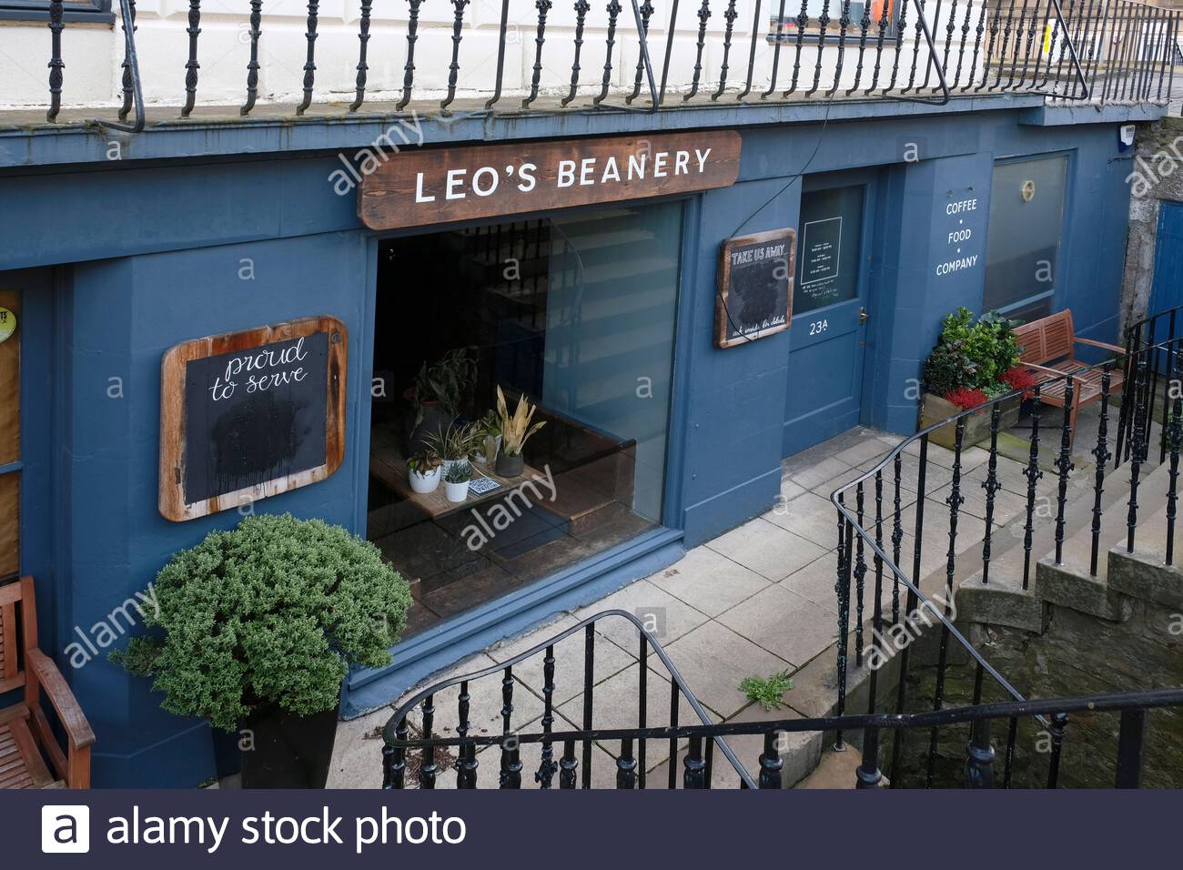 Edinburgh street food market hi-res stock photography and images - Alamy