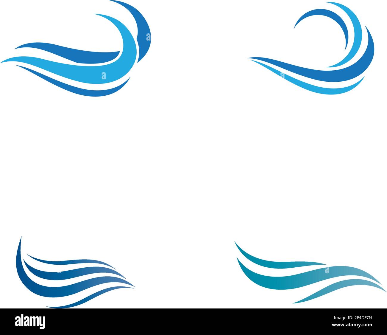 Water wave logo vector icon illustration design Stock Vector Image ...