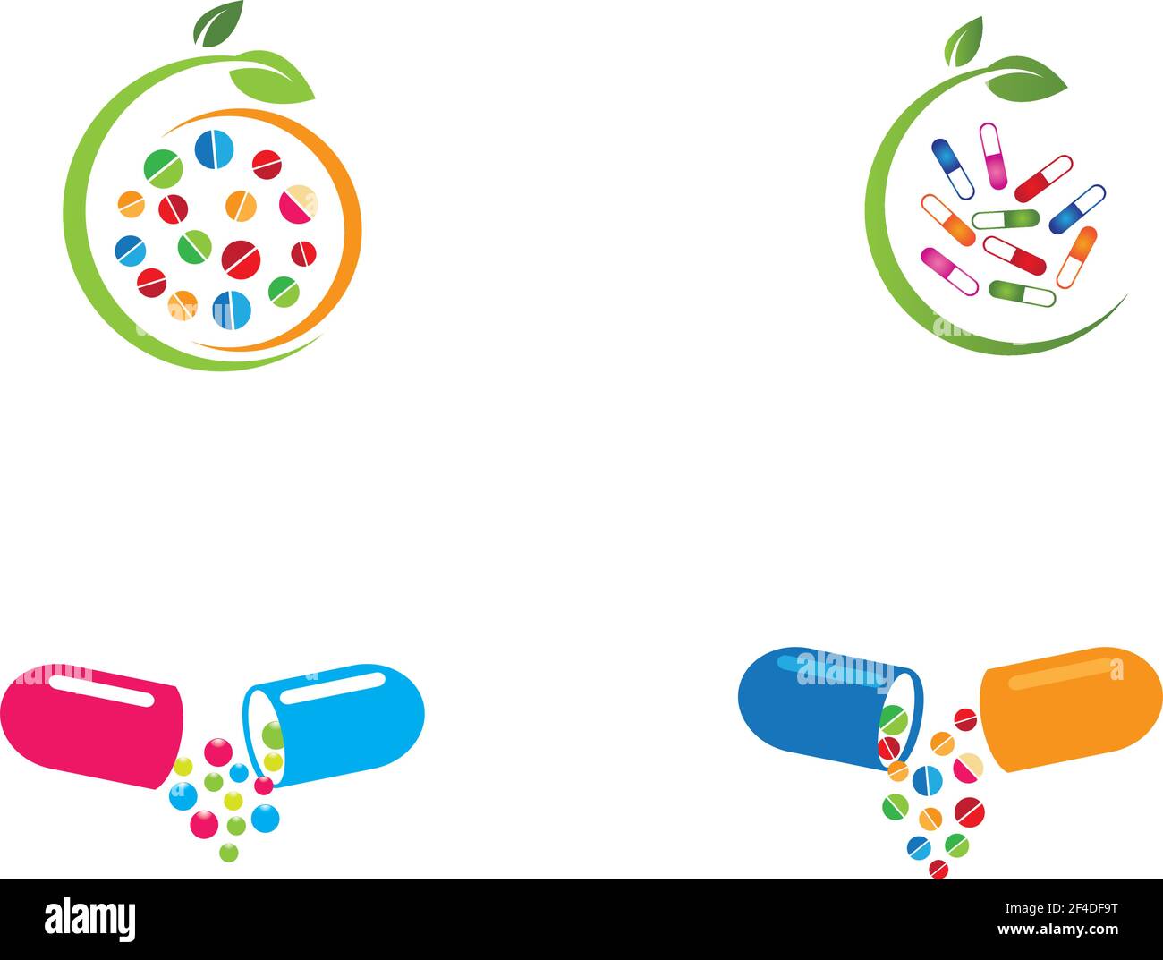 Drug logo template vector icon illustration design Stock Vector Image ...