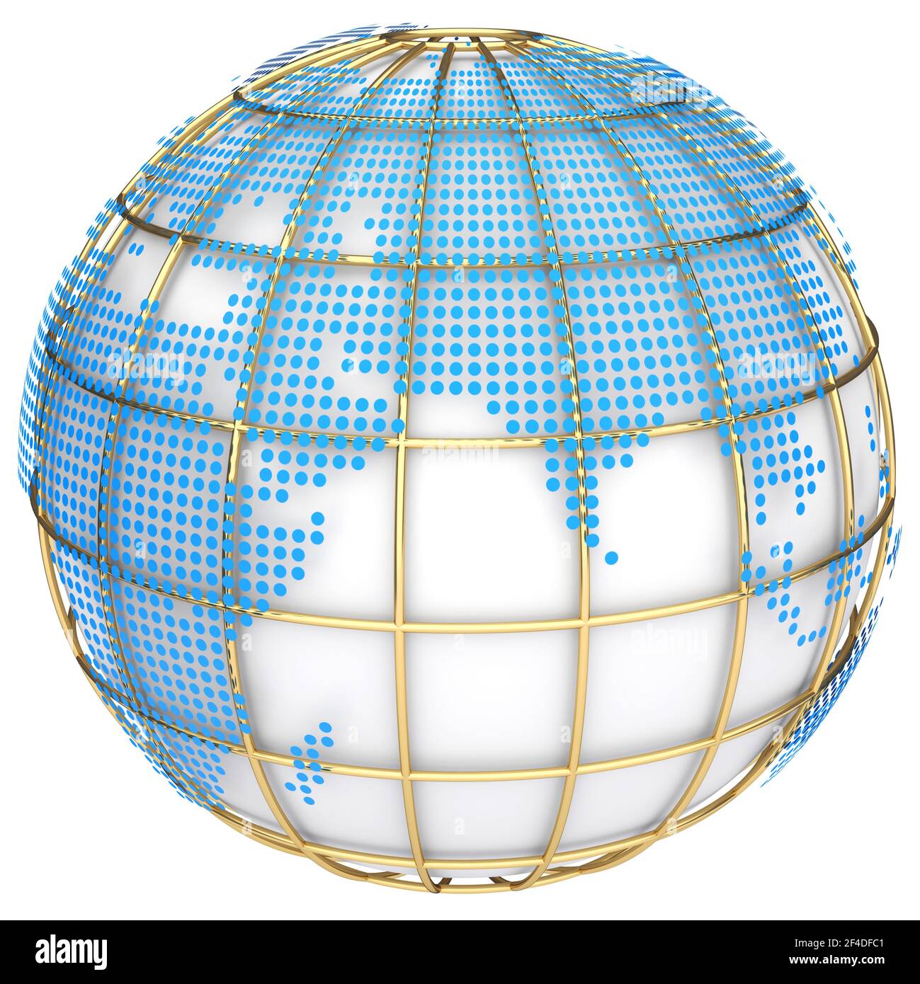 Earth map globe 3d dotted model. Side of Europe, Asia and Africa. 3d ...