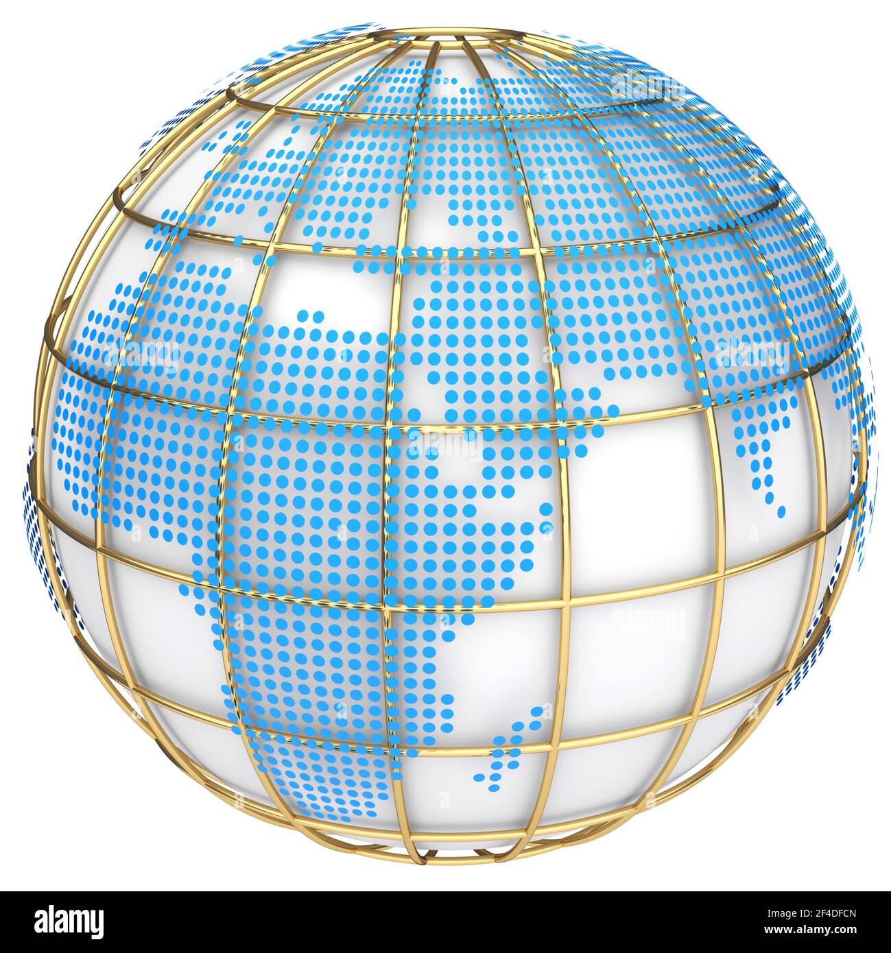 Earth map globe 3d dotted model. Side of Europe, Asia and Africa. 3d ...