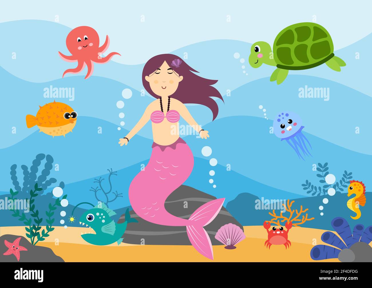 Female octopus swimming underwater hi-res stock photography and images ...