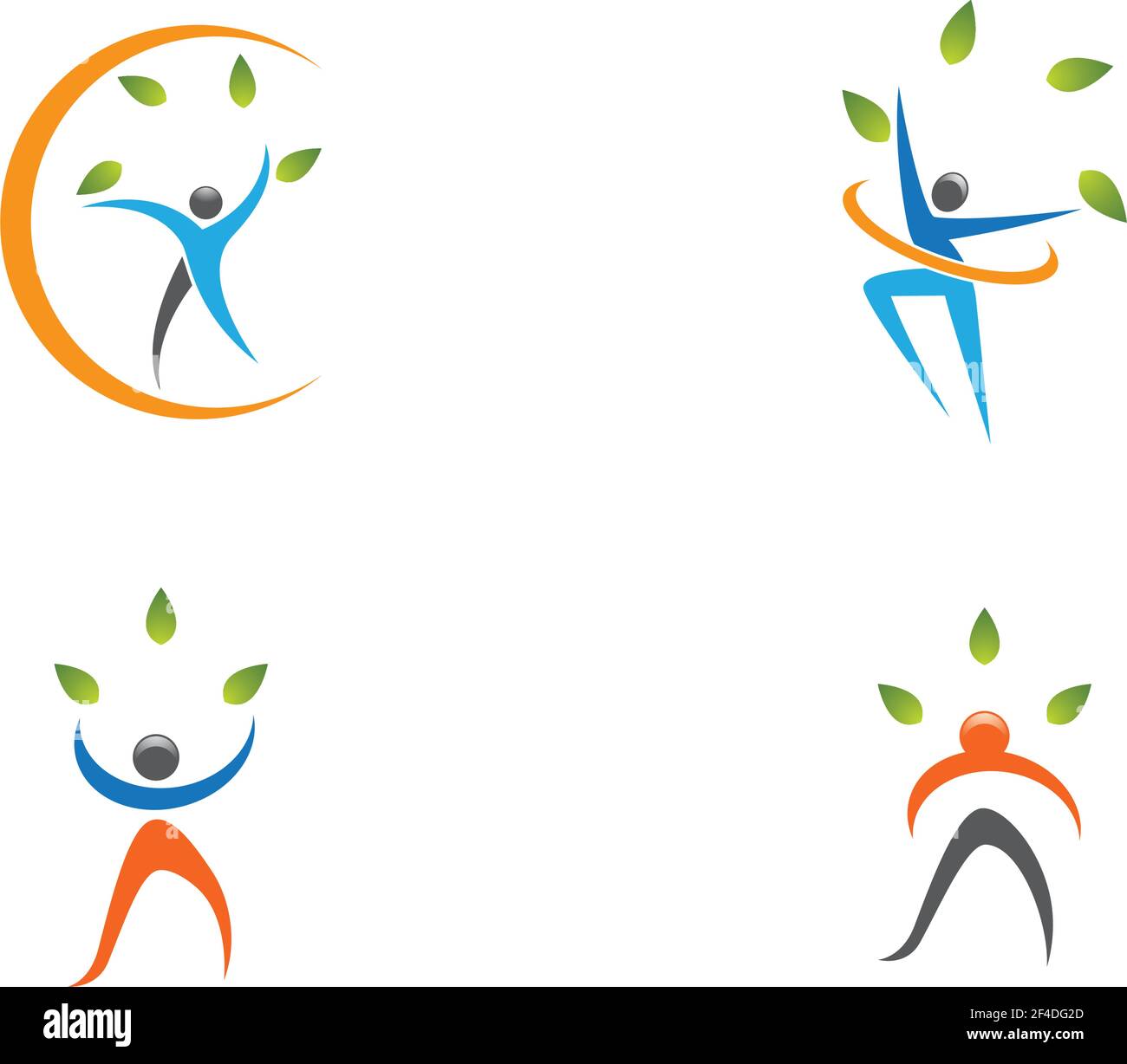 Healthy life logo template vector icon illustration design Stock Vector ...
