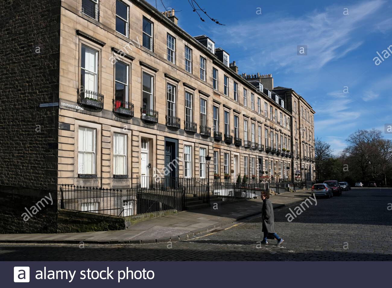 Edinburgh housing row hi-res stock photography and images - Alamy