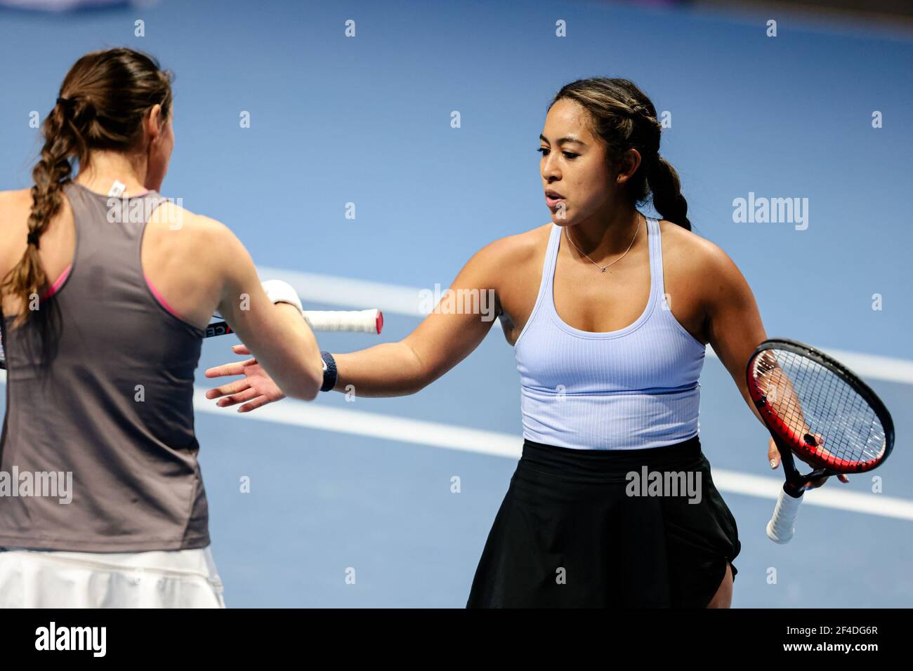 ST PETERSBURG, RUSSIA - MARCH 20: Sabrina Santamaria of the United ...