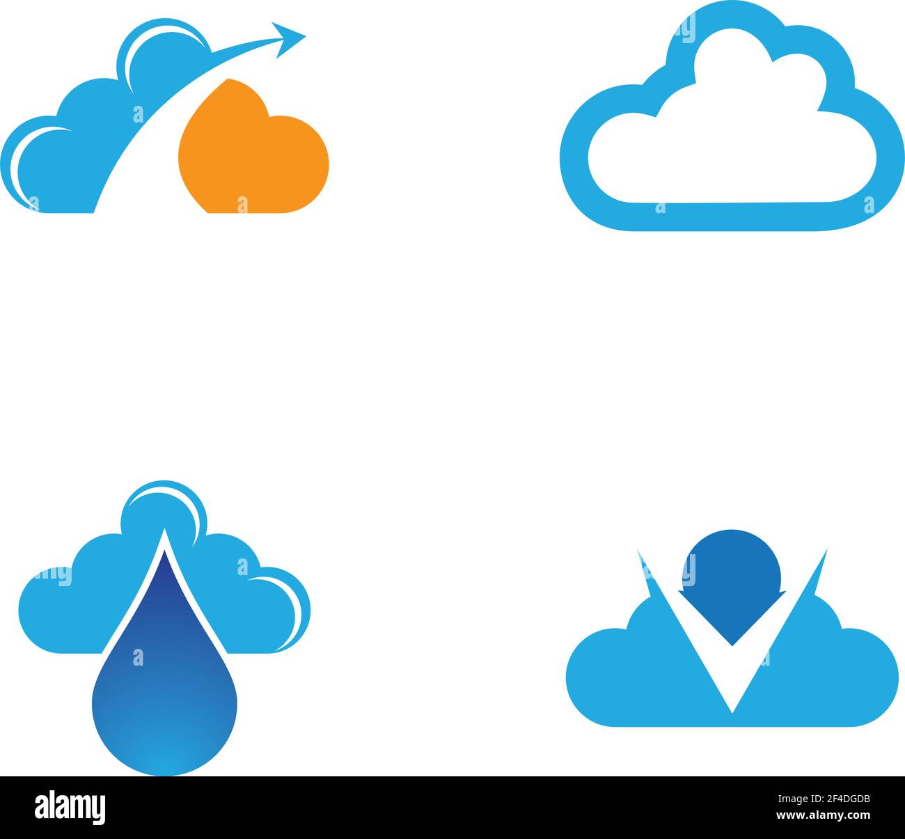 Cloud technology vector logo template design vector Stock Vector Image ...