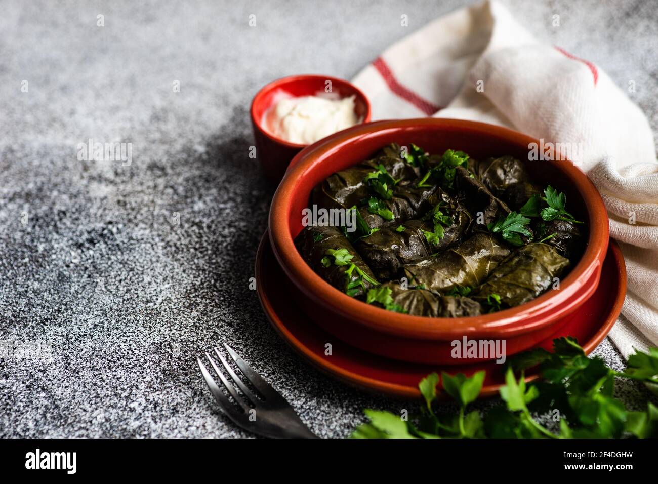 Traditional Georgian tolma dish Stock Photo - Alamy
