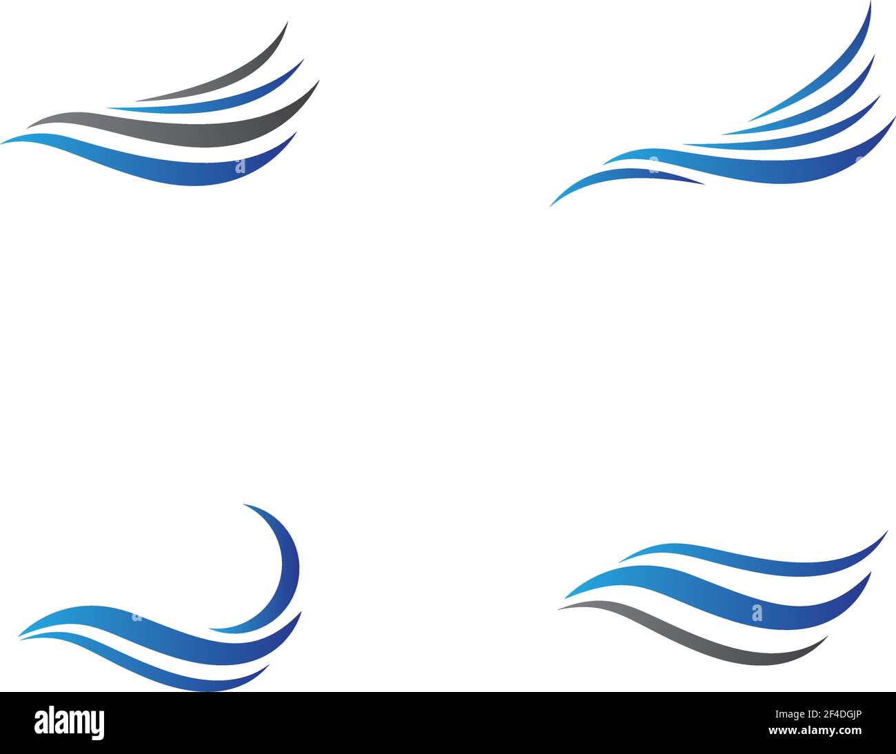 Water wave logo vector icon illustration design Stock Vector Image ...