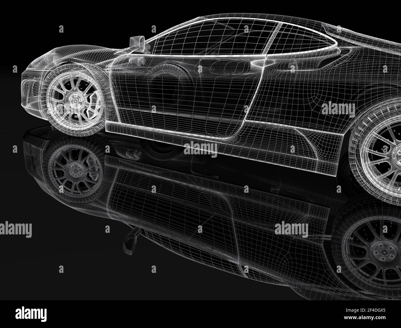Car technical drawing hi-res stock photography and images - Alamy