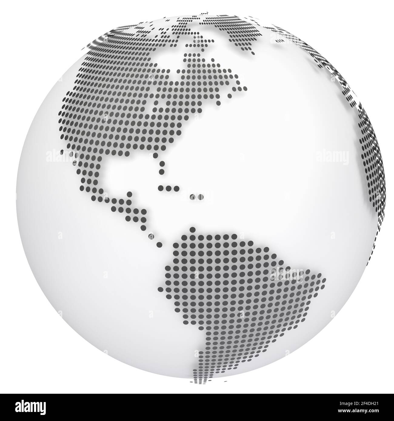 Globe map dots hi-res stock photography and images - Alamy