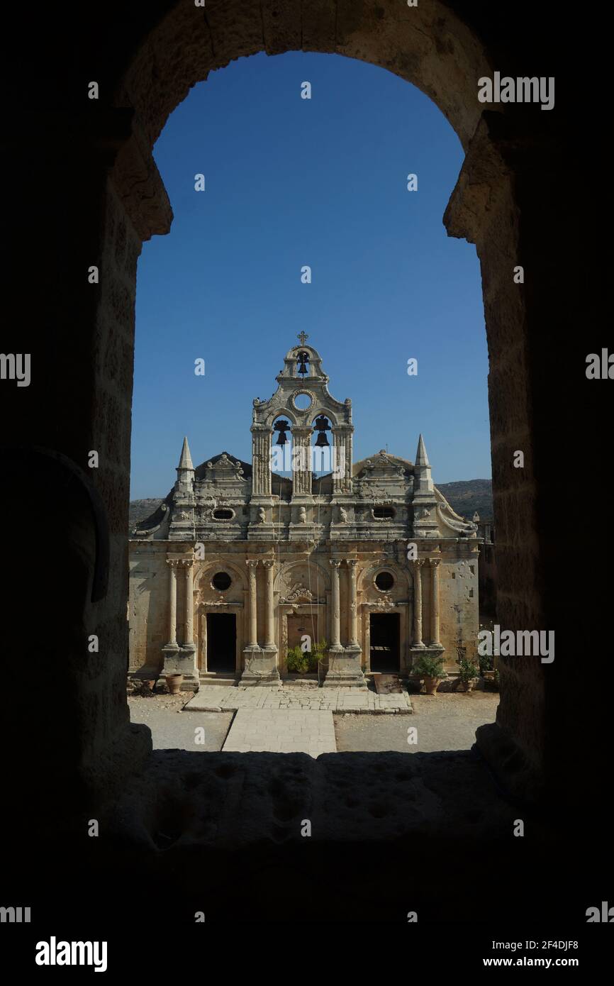 Arkadi Monastery, Crete Stock Photo - Alamy