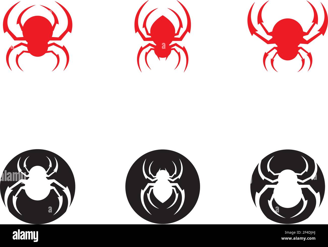 Red spiders Stock Vector Images - Alamy