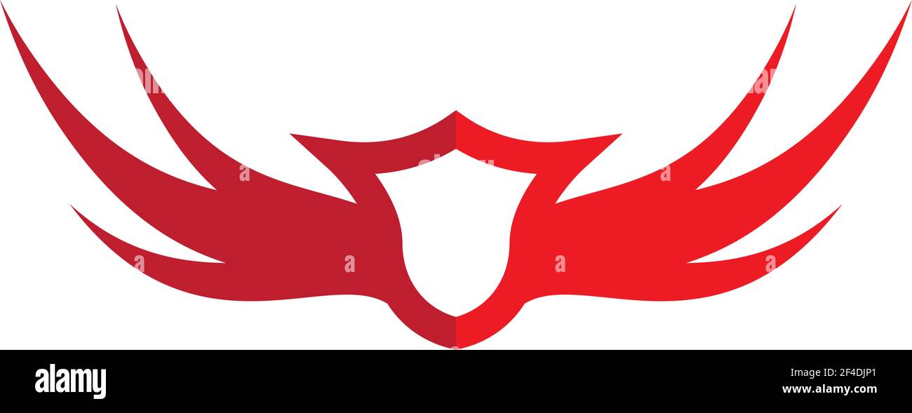 Wing logo template symbol icon illustration design Stock Vector Image ...
