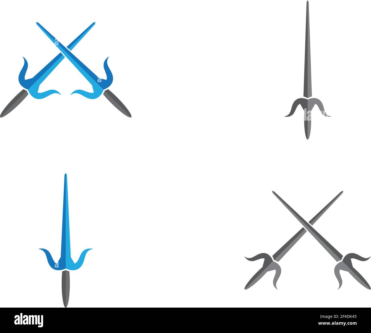Cross swords icon flat. Simple vector symbol and bonus icon Stock ...