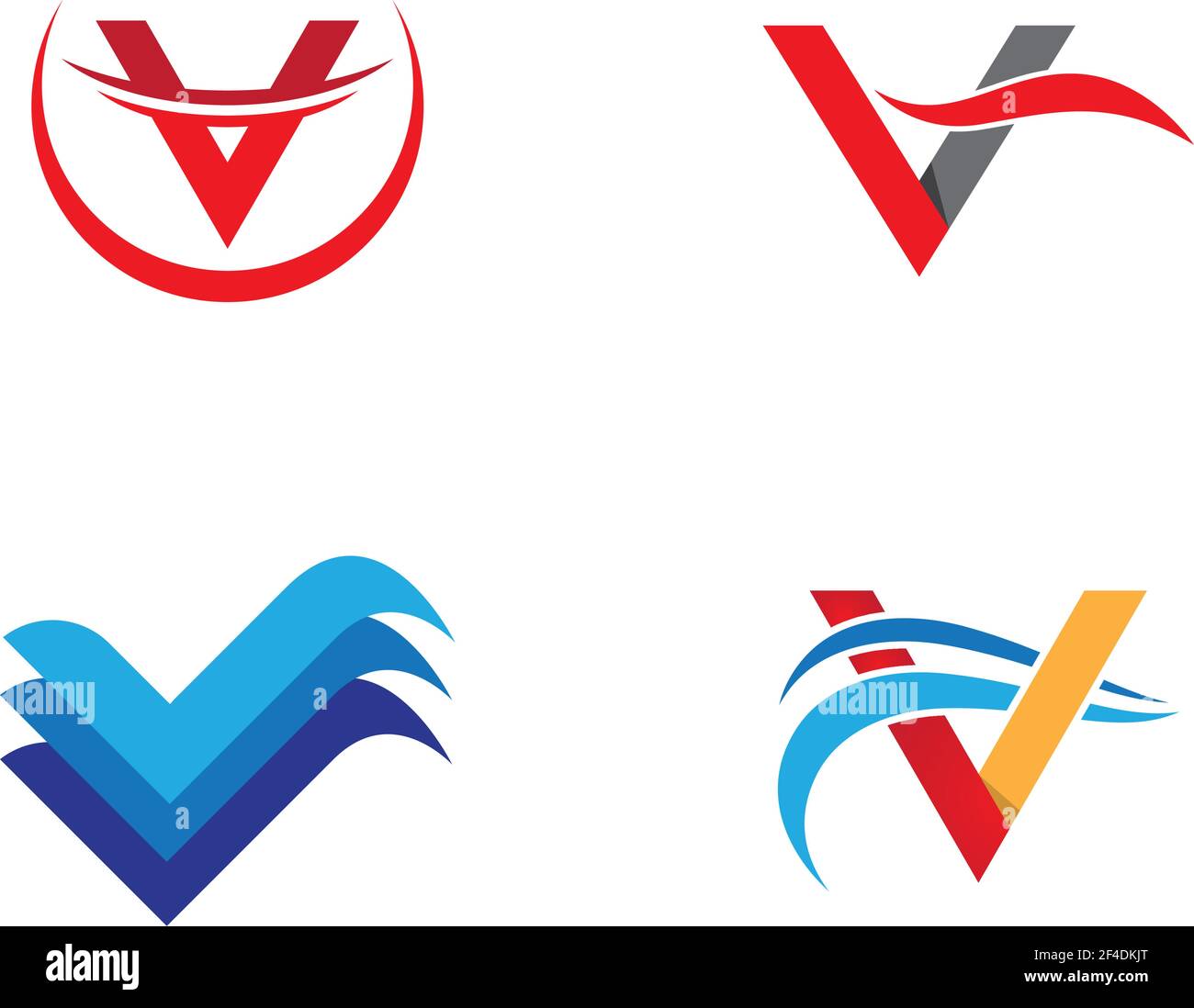V letter logo vector icon illustration design Stock Vector Image & Art ...