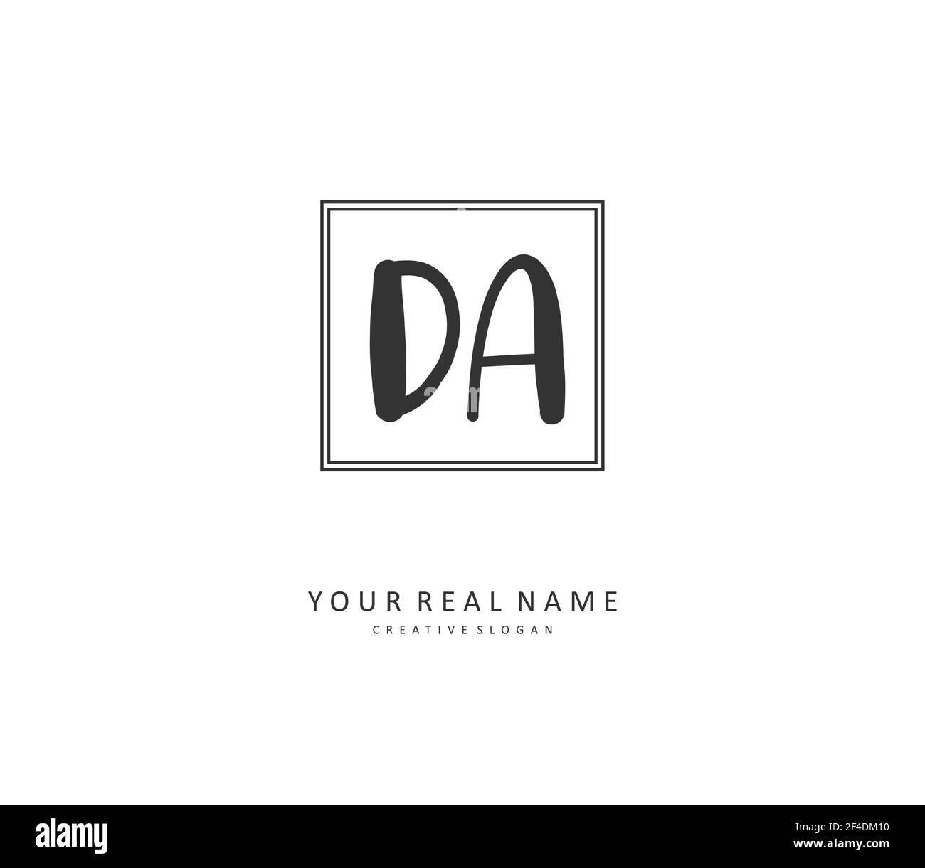 Letter da logo hi-res stock photography and images - Alamy