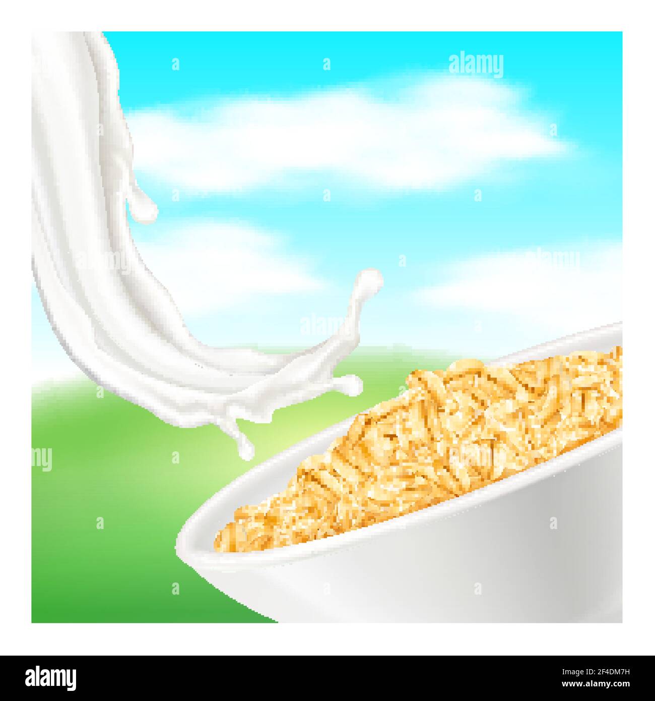 Banner oats Stock Vector Images - Alamy